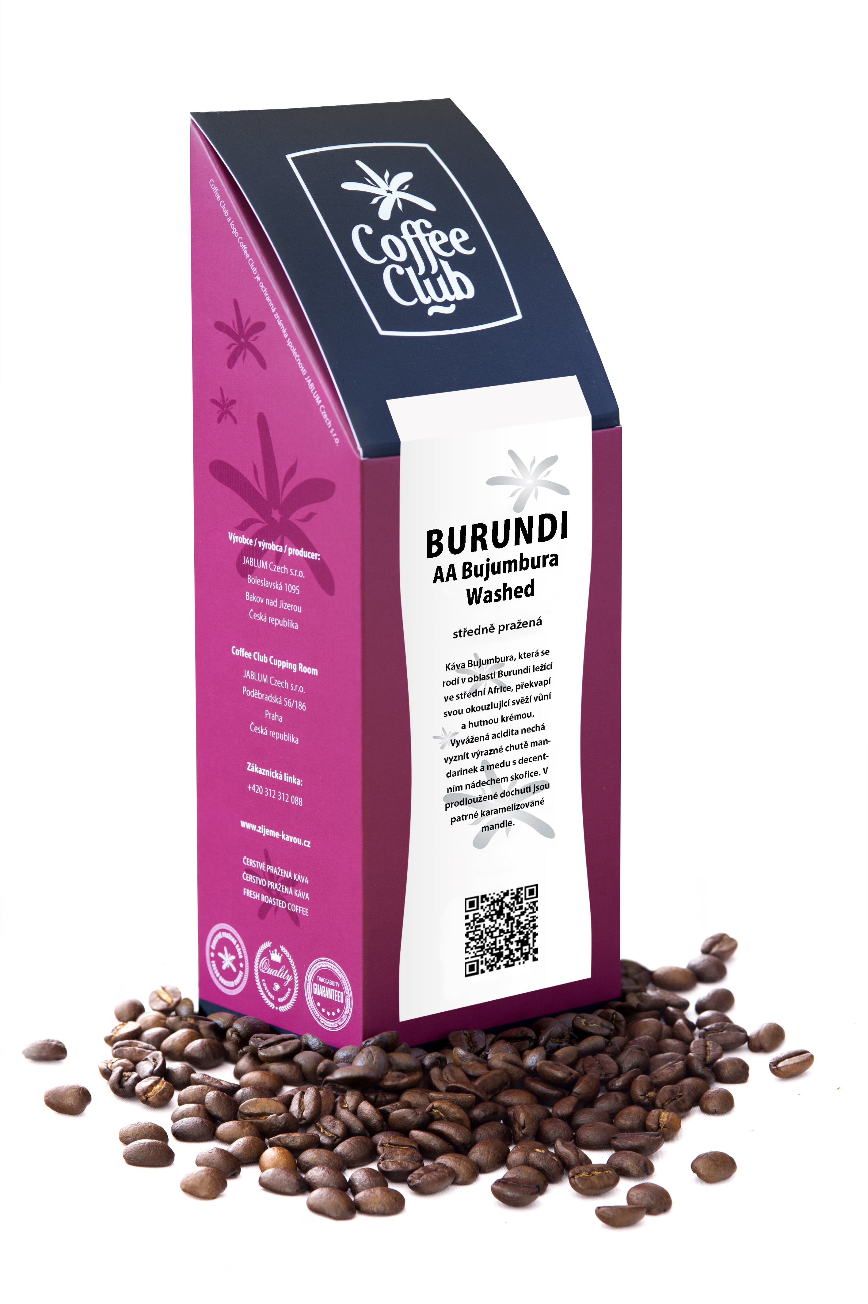 Coffee Club Burundi AA Bujumbura Washed 227g - středně pražená | Žijeme ...